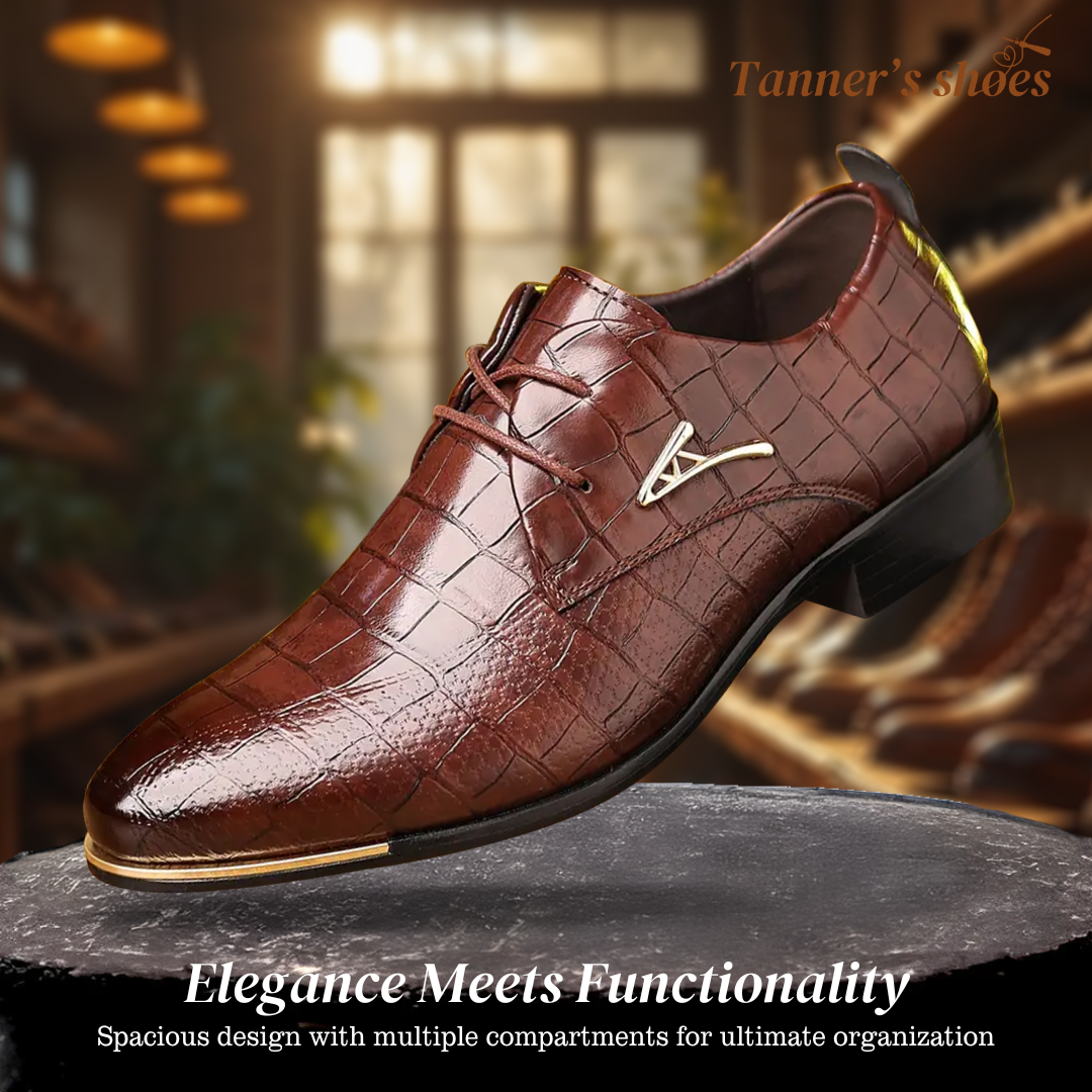 Flynn | Oxford PU Leather For Men – Tanner Shoes